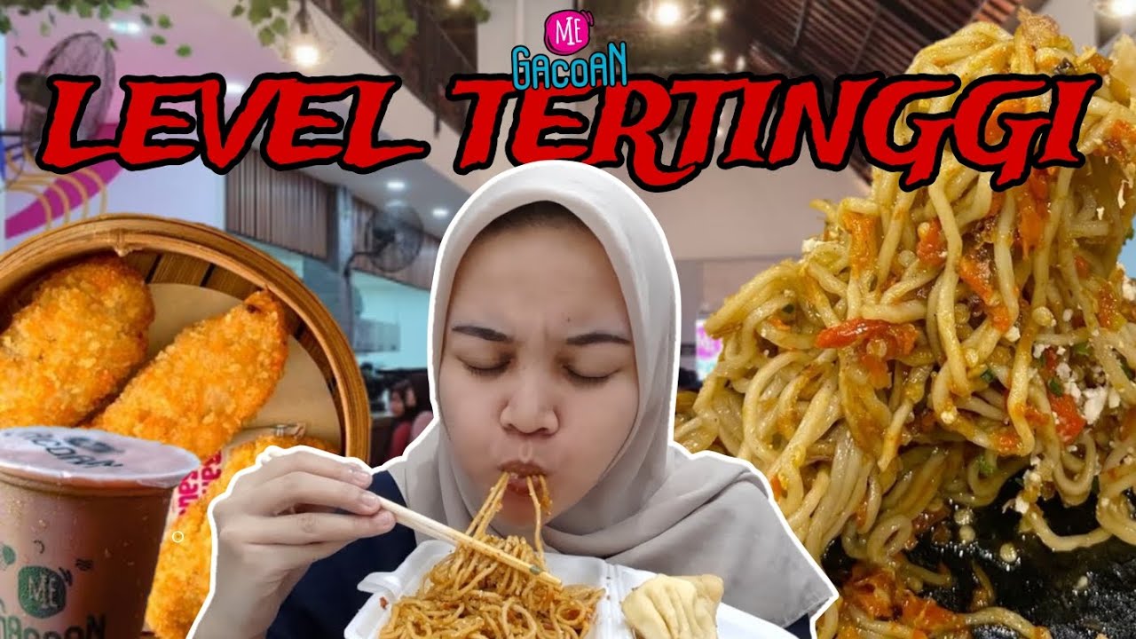 CHALLENGE MAKAN LEVEL TERTINGGI MIE GACOAN ‼️ DEFINISI MAKAN CABE PAKAI ...