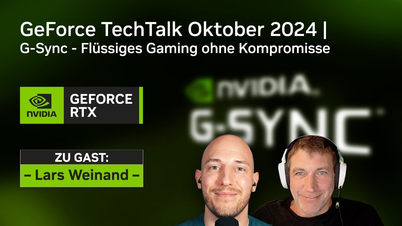 GeForce TechTalk - G-Sync: Flüssiges Gaming ohne Kompromisse - YouTube