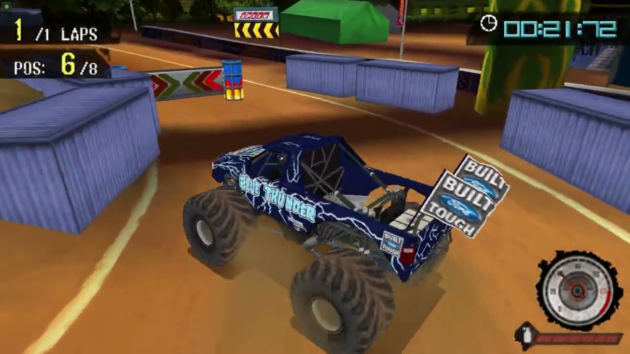MONSTER JAM PATH OF DESTRUCTION PSP Career Mode - Part 3 - YouTube