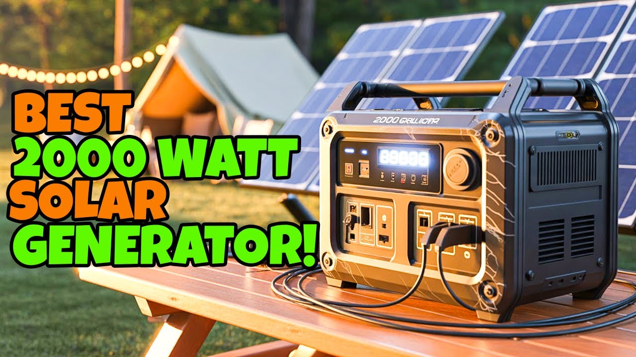 Top 5 Best 2000 Watt Solar Generator!🔥 - YouTube