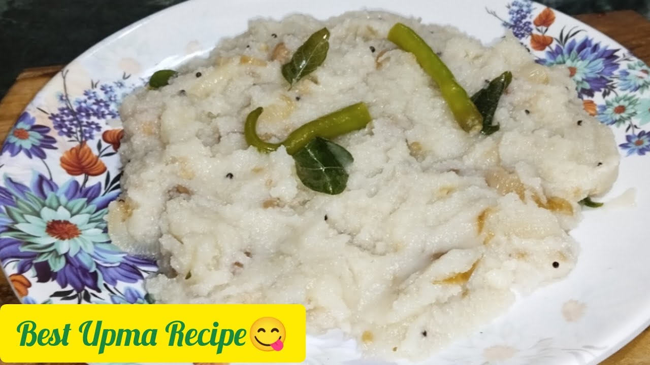 Simple Upma Recipe / उपमा रेसिपि 😋/ How To Make Upma / Upma Recipe With ...