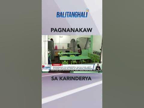 Huli-cam na pagnanakaw sa isang karinderya. #shorts | Balitanghali - YouTube