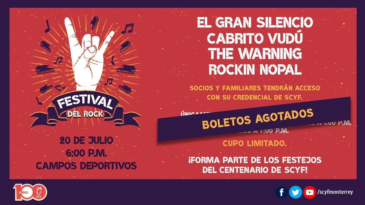The Warning | Festival del Rock 100 años de SCYF (20/07/2018) - YouTube