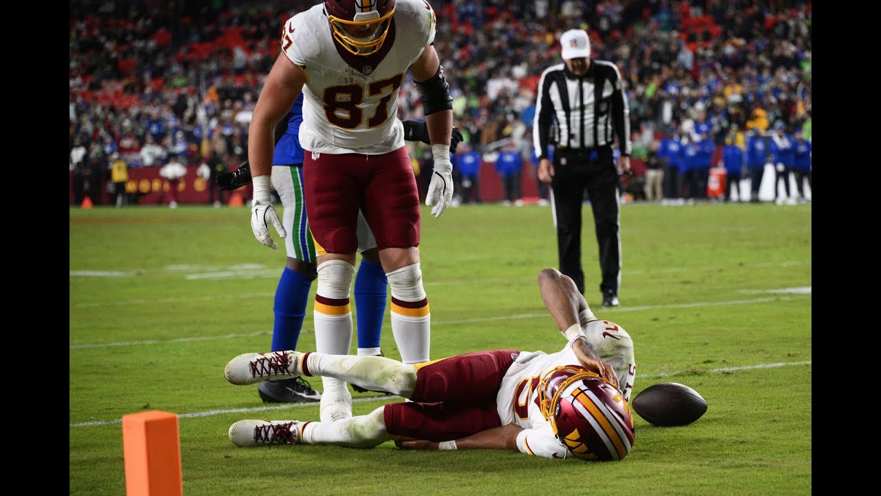 Jayden Daniels INJURED!! Seahawks WIN BIG! Sunday Night Football ...