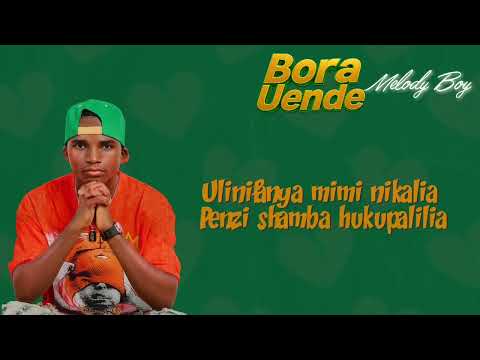 Model boy _Bora uende Lyrics video 