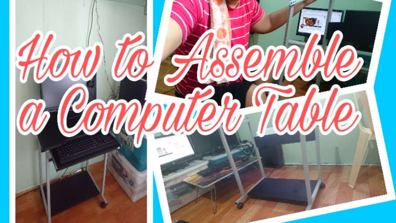 Unboxing&Assembling a Computer Table - YouTube