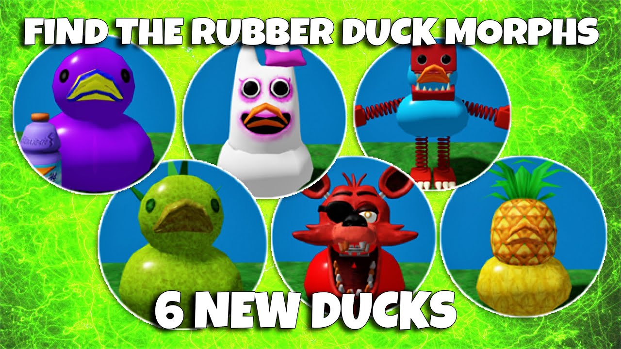 Find The Rubber Duck Morphs - 6 NEW Rubber Duck Morphs! [Playground Map ...