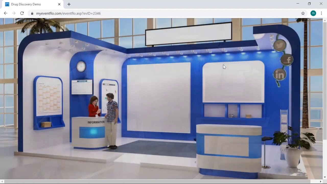 Eventflo Virtual Expo Demo - YouTube