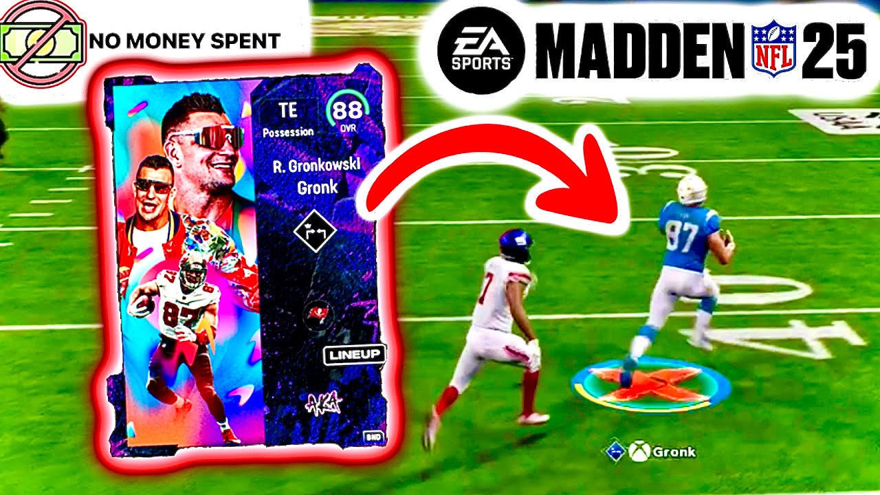 88 Rob Gronkowski is a MONSTER… Madden 25 No Money Spent Ep. 17 - YouTube