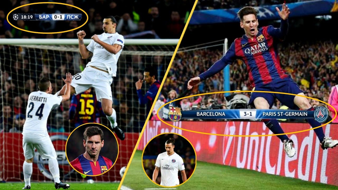 When Evil Lionel Messi Destroyed Zlatan Ibrahimovic and PSG - YouTube