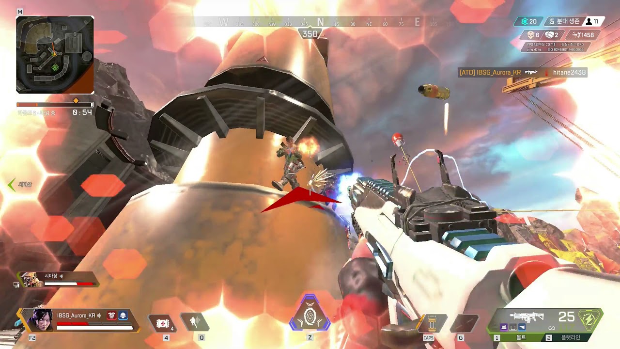 APEX legend Aurora Highlights!!(Low Sensitivity Player) - YouTube