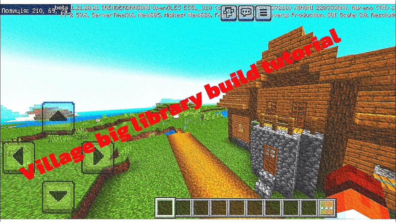 Minecraft village house build tutorial!!! - YouTube