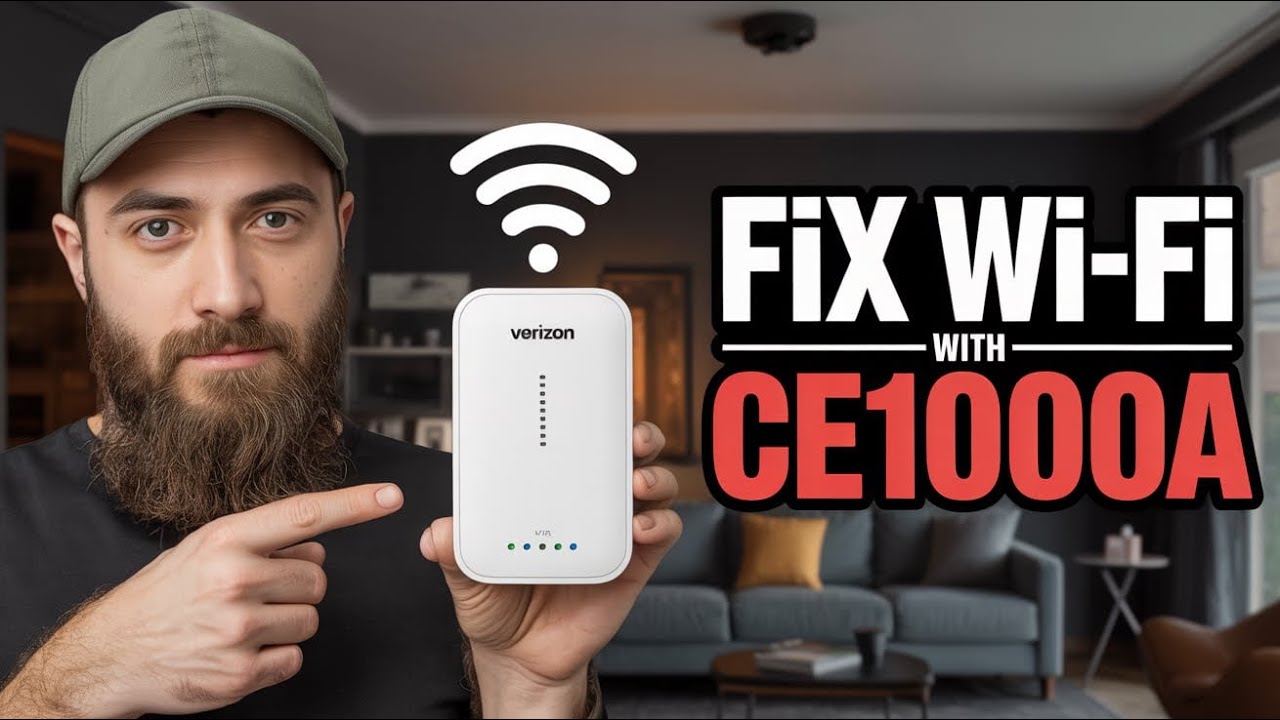 How to Set Up Verizon Wi-Fi Extender CE1000A (Wireless & Wired) - YouTube