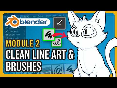 Blender 2D-Animationsgrundlagen für Anfänger – Saubere Linienzeichnungen für professionelle 2D-An...