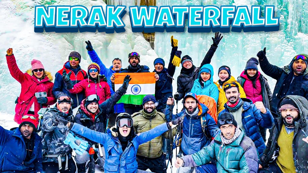 NERAK Waterfall | CHADAR TREK | Part - 9 | The World of Madhu Sharma - YouTube