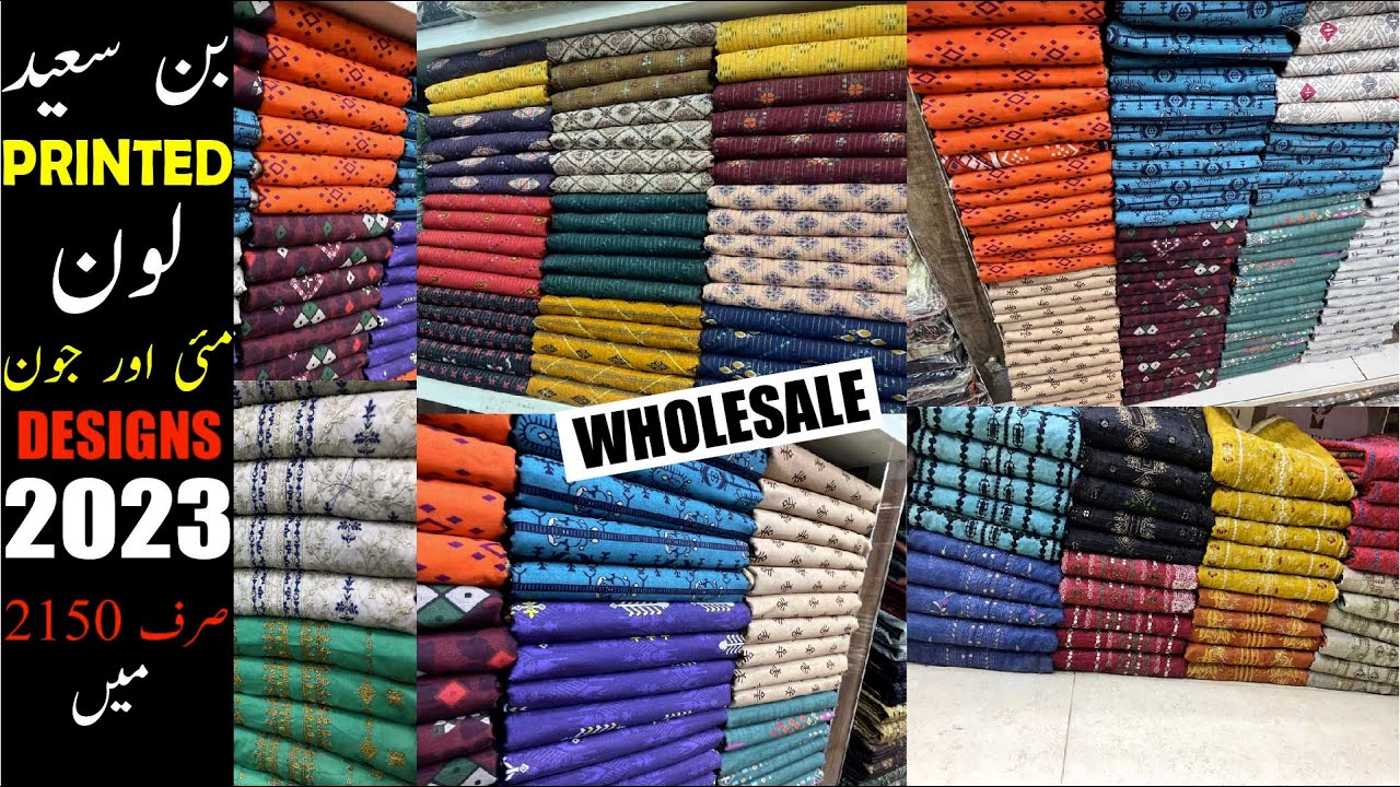 | Original BinSaeed printed lawn 2023 | may and June design | Buy ...