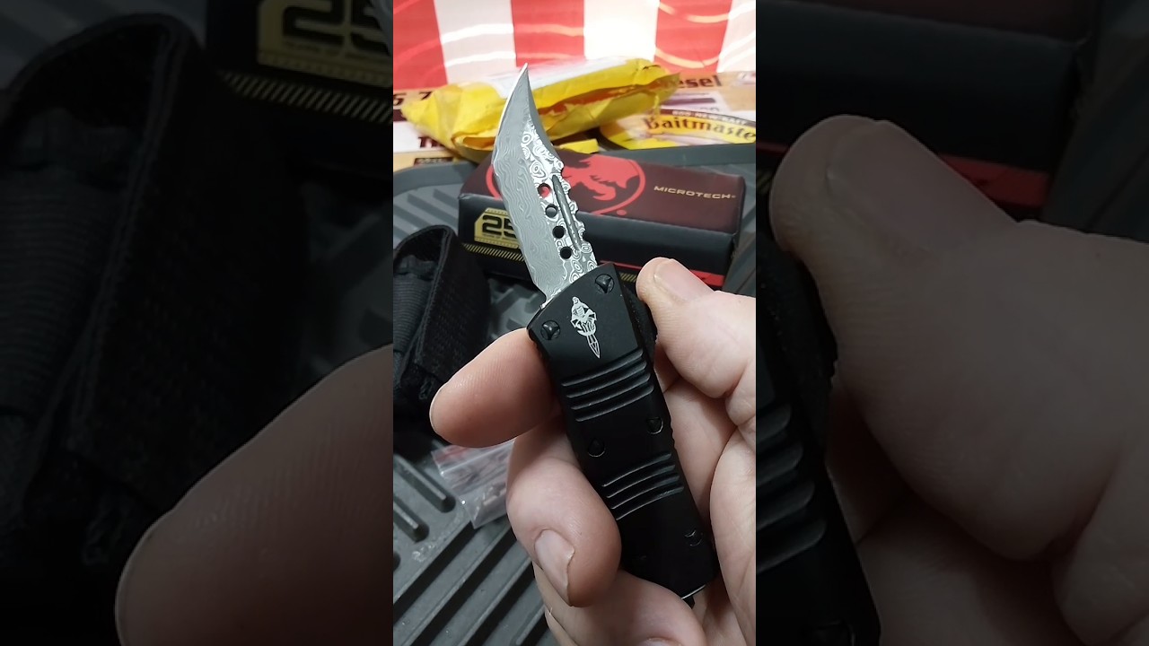 Cool knock off OTF knife #aliexpress - YouTube
