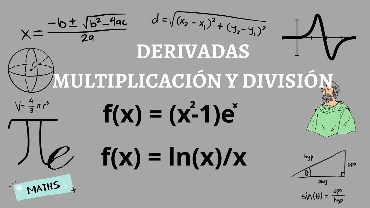 Derivada de un PRODUCTO y una DIVISIÓN. Reglas de las derivadas. - YouTube
