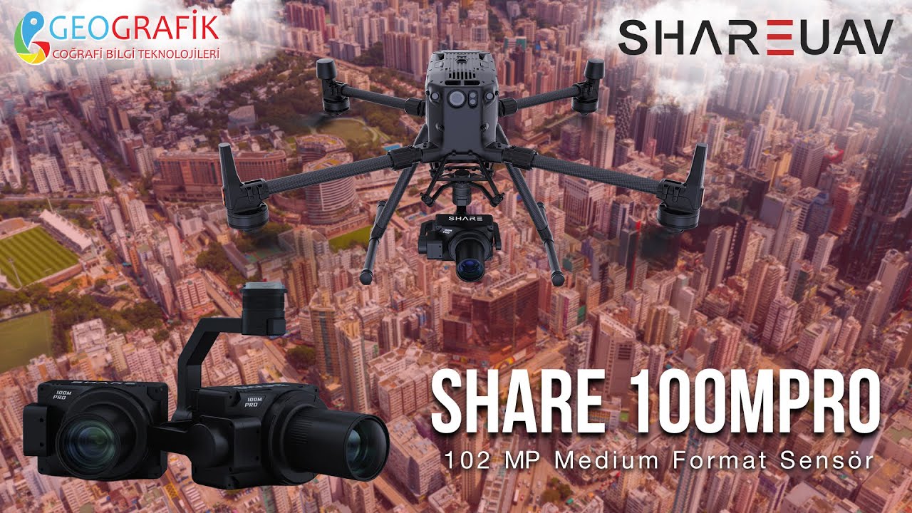 102 MP FOTOGRAMETRİK HAVA KAMERASI: SHARE 100M PRO - YouTube