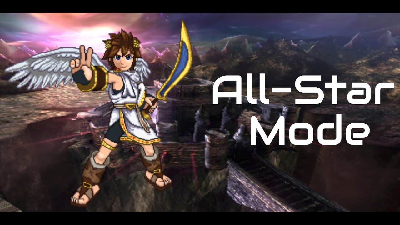 Super Smash Flash 2 - All-Star mode Pit (Normal) - YouTube