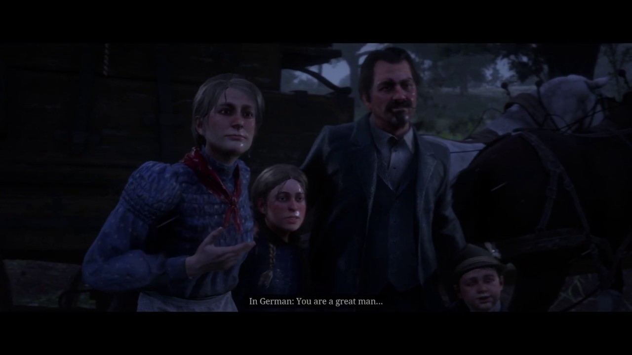 Red Dead Redemption 2- Arthur and Charles help a German family ...
