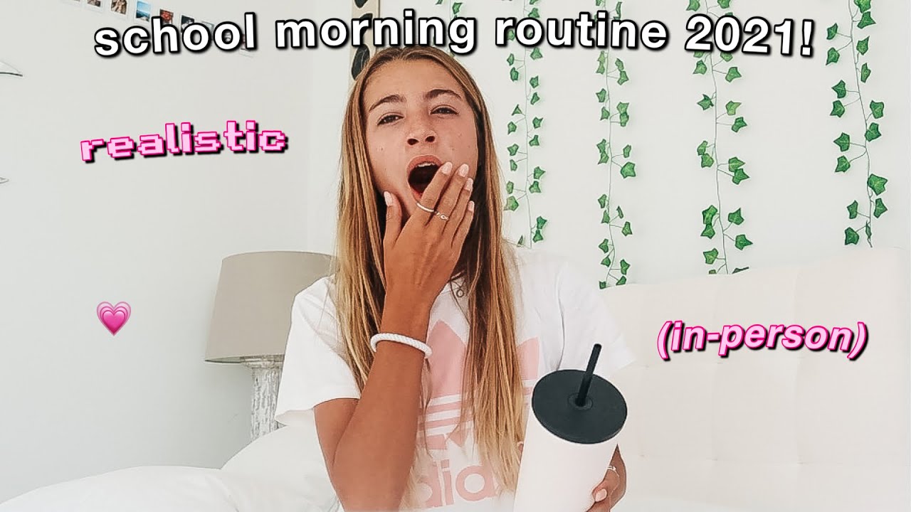 my REAL high school morning routine 2021 (in-person & productive) - YouTube