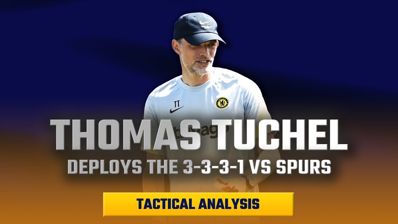Thomas Tuchel DEPLOYS 3-3-3-1 FORMATION vs Spurs | Ziyech Masterclass ...