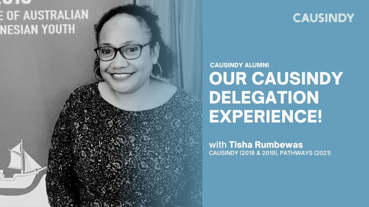 CAUSINDY Alumni Delegation Experience with Tisha Rumbewas - YouTube
