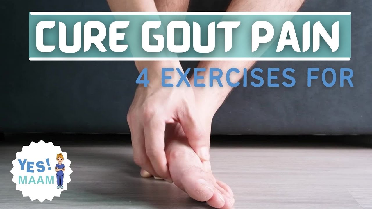 4 Exercises for gout pain | gout pain | Yesmaam - YouTube