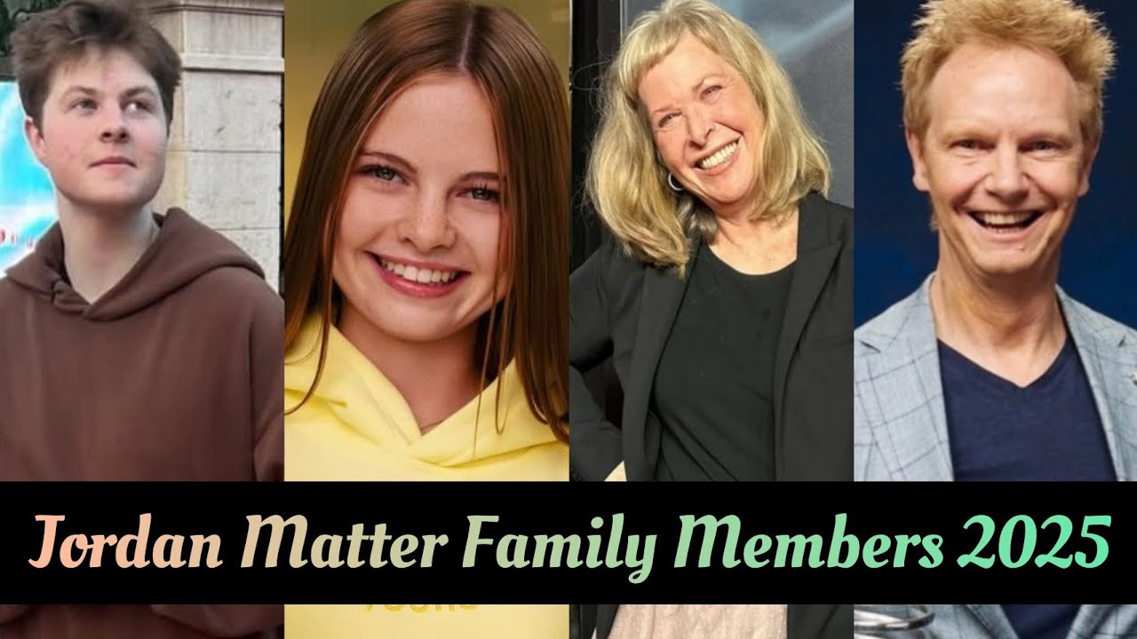 Jordan Matter Family Members Real Name And Ages 2025 - YouTube