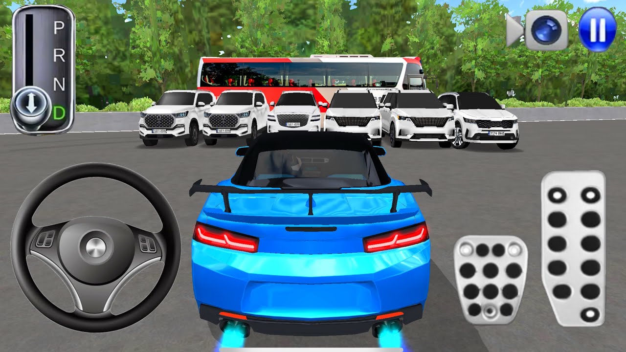 Today I parking all rest area cars in hidden parking room - 3d car ...