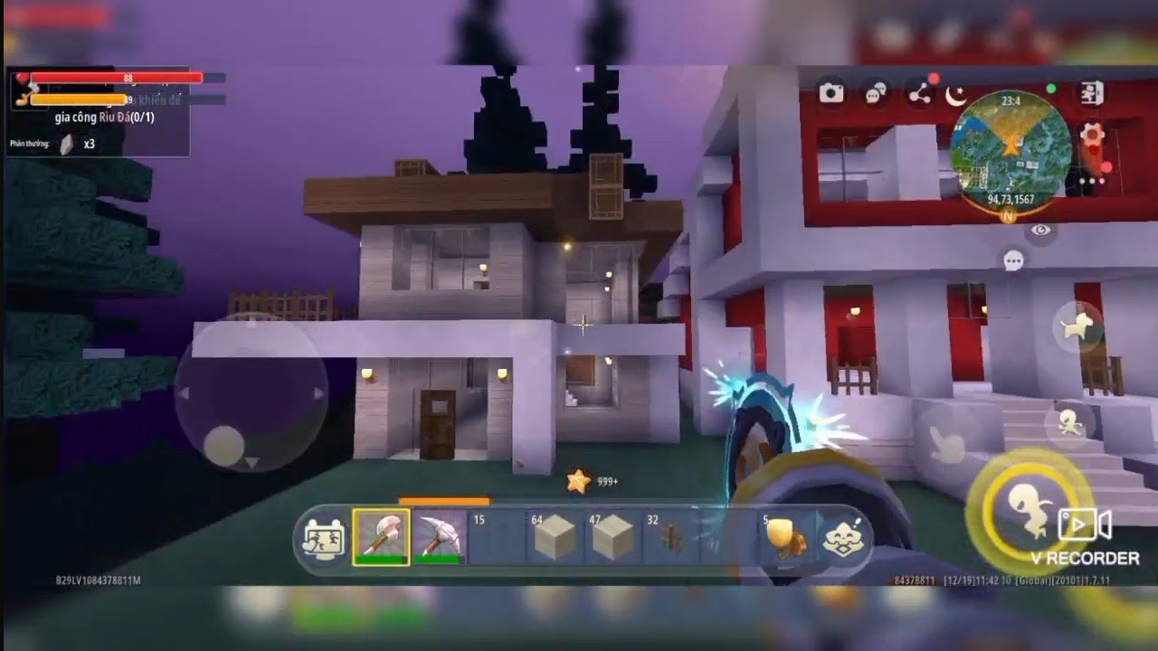 Mini World // Build #1 Xây Nhà Hiện Đại Mini Tiện Nghi Giành cho người ...