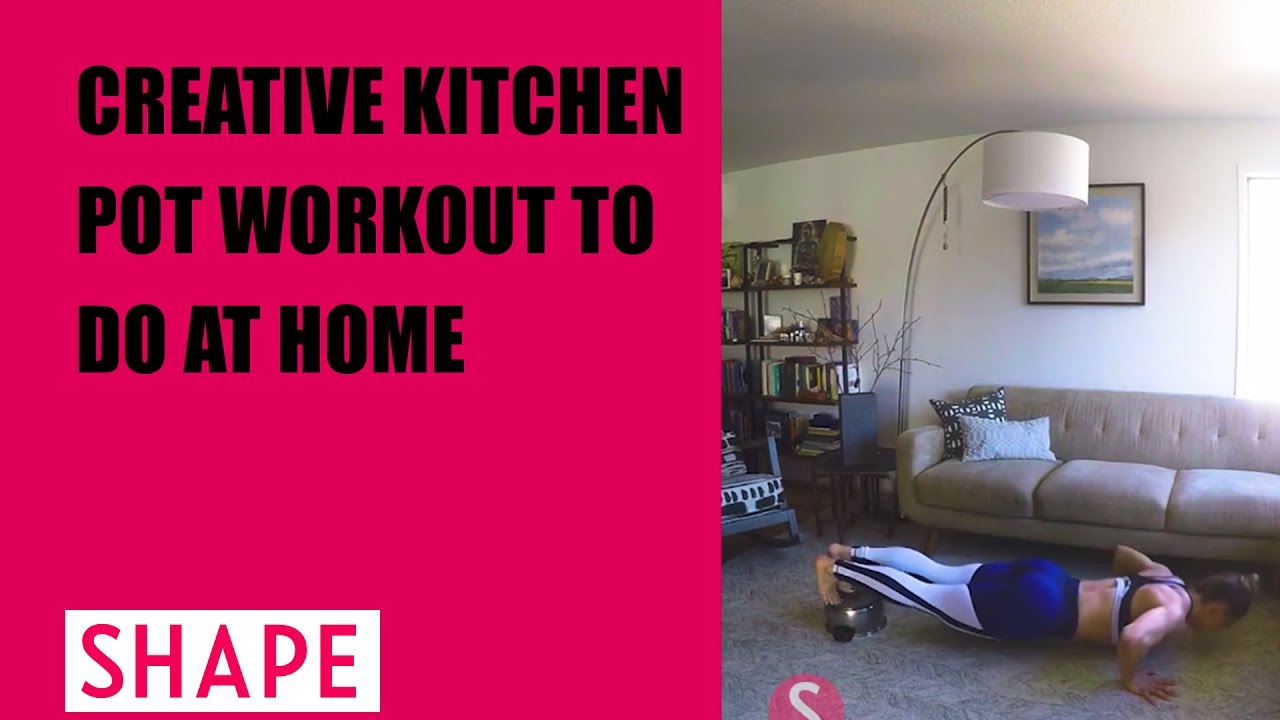 Creative Kitchen Pot Workout to Do at Home - YouTube