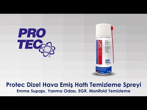 Protec Dizel Hava Emiş Hattı Temizleme Spreyi  | EGR Valf Temizleyici | Diesel Applicator Spray