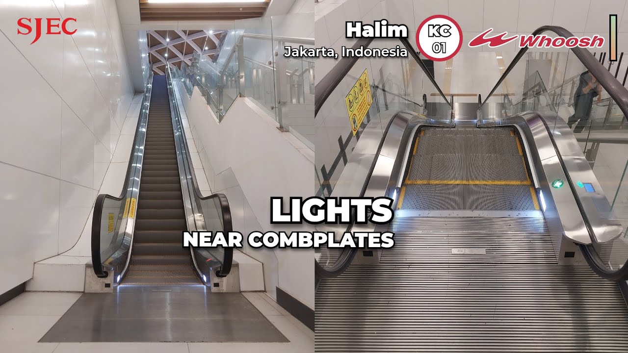 SJEC Escalators - Halim Whoosh Station, Jakarta, ID - YouTube