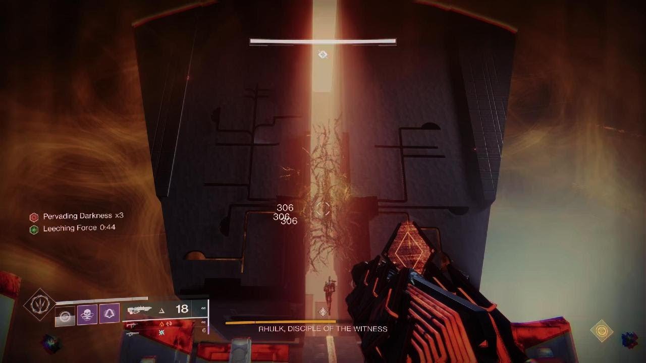 Destiny 2 - Vow of the Diciple last boss Rhulk and completion - YouTube