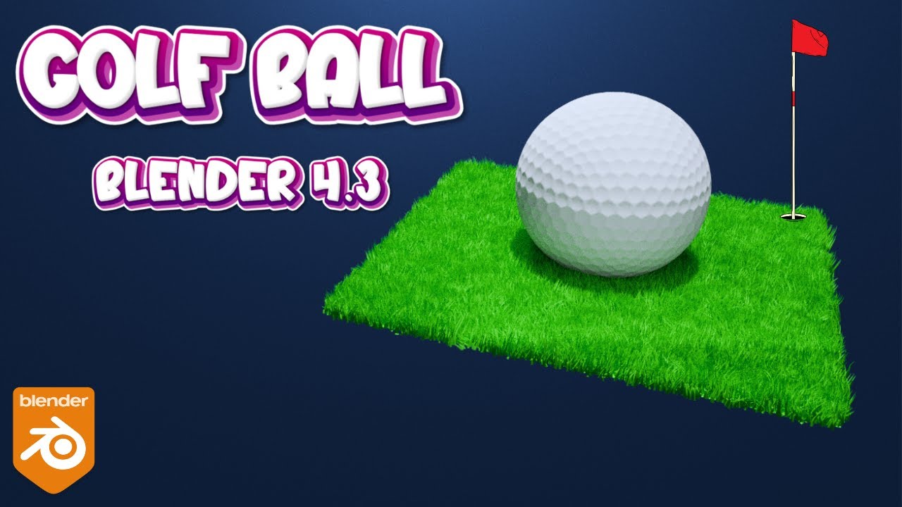 How To Create A 3D Golf Ball In Blender 4 3 YouTube how-to-create-a-3d-golf-ball-in-blender-4-3-youtube