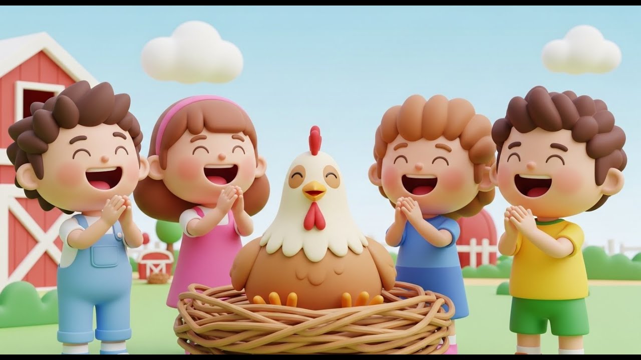 Hickety Pickety My Black Hen | Nursery Rhymes for Kids | Animal Songs ...