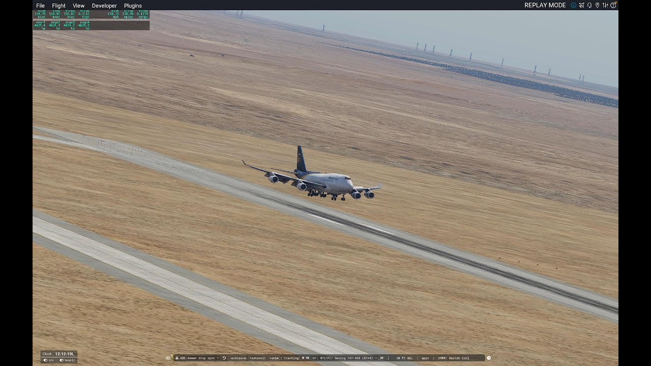 UPS Cargo. B747-400. Overnight flight. King Fahd intl. airport, Saudi ...