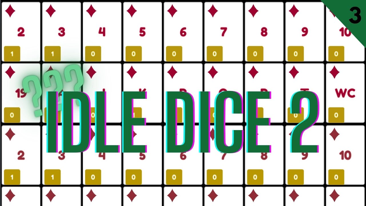 This game has way to many cards to gild... (Idle Dice 2) - YouTube