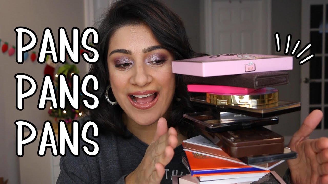 ALL My Eyeshadow Palettes With Pan | PLUS PAN PERCENTAGE - YouTube