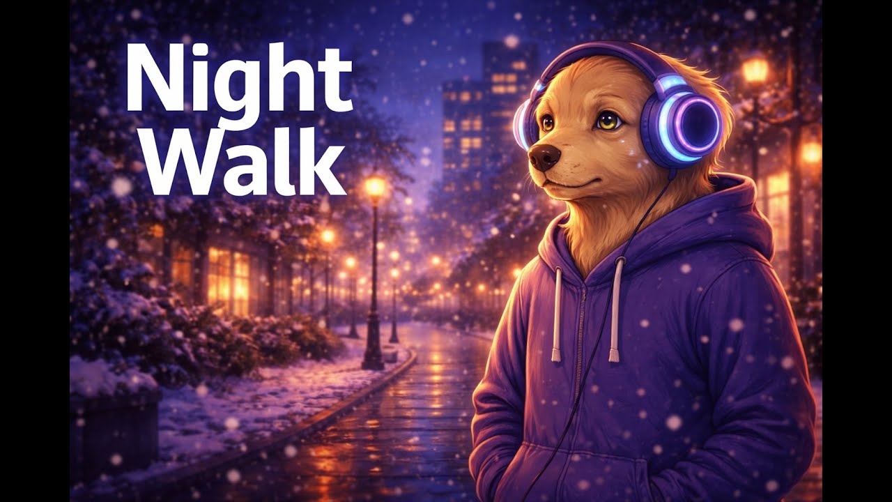 Lo-Fi Night Walk – 3H Chill Study Mix - YouTube