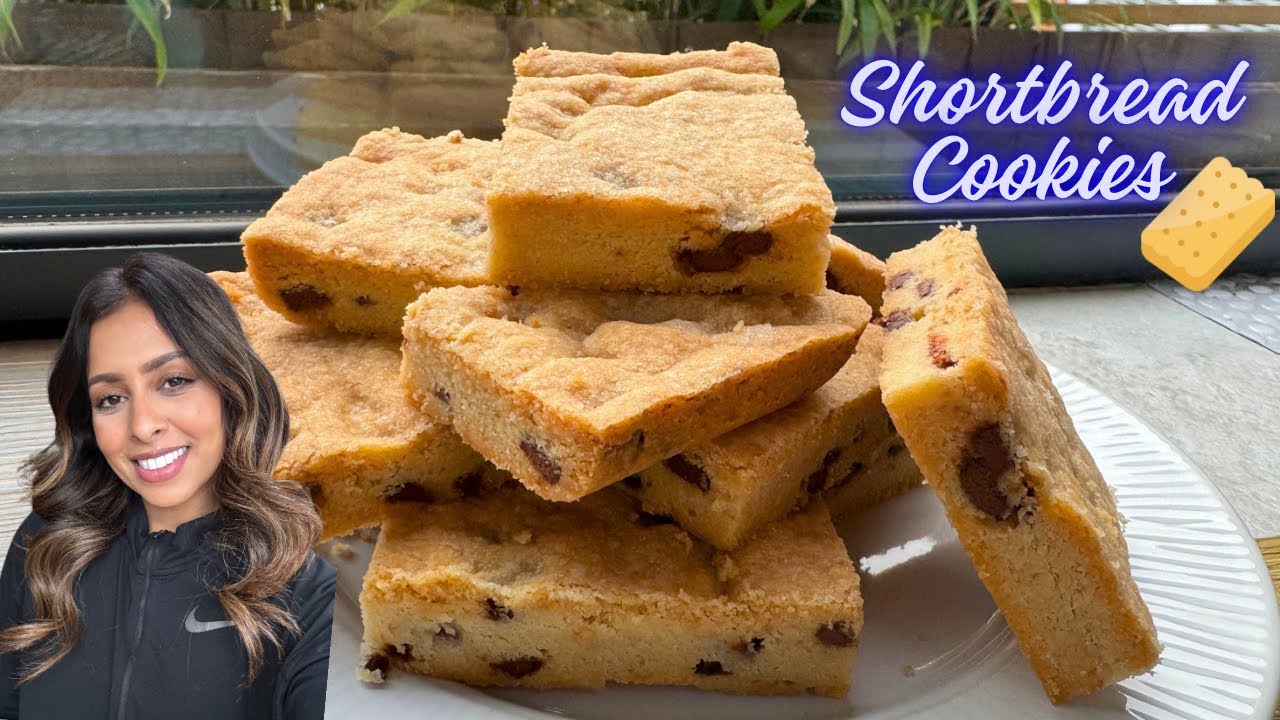 SHORTBREAD CHOCOLATE CHUNK COOKIES 🍪 AIRFRYER OVEN RECIPE || You Have To Try These!! - YouTube