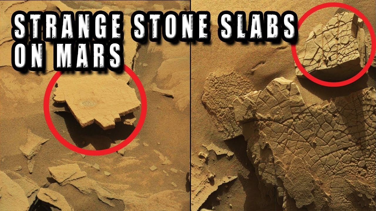 Strange Stone Slabs Spotted On Mars - YouTube