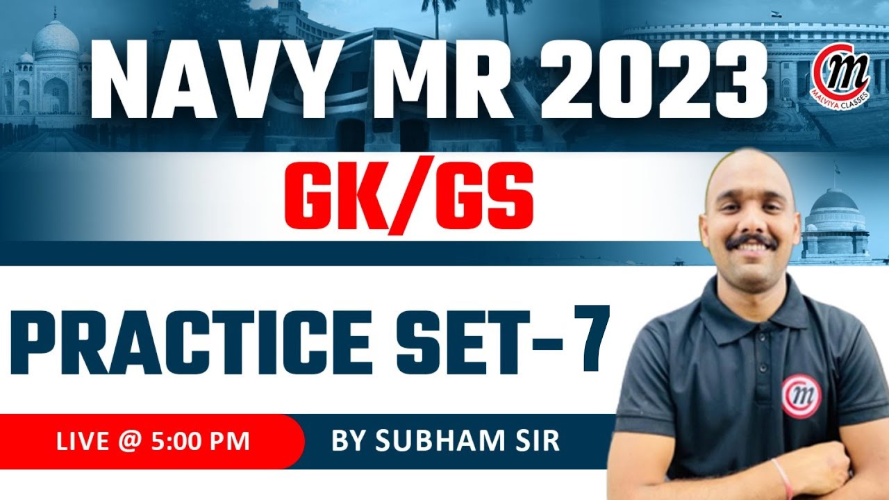 Navy MR GK Question | MR Navy Question Paper 2023 | Navy MR GK GS ...