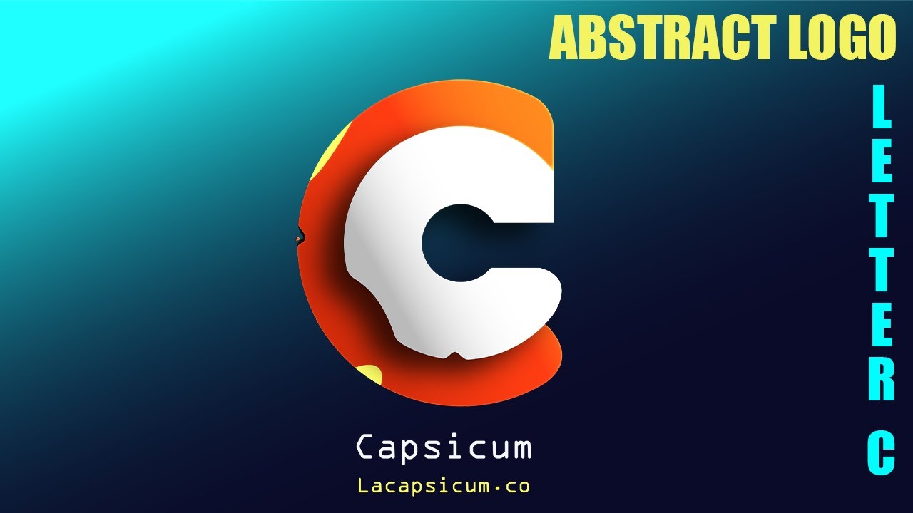 Modern Abstract 3d letter C Logo Design in Adobe illustrator - YouTube