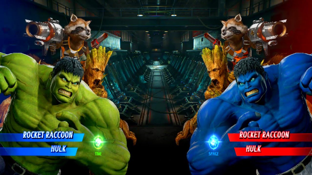Rocket Raccoon & Hulk Vs Rocket Raccoon & Hulk (Very Hard) 4k UHD ...