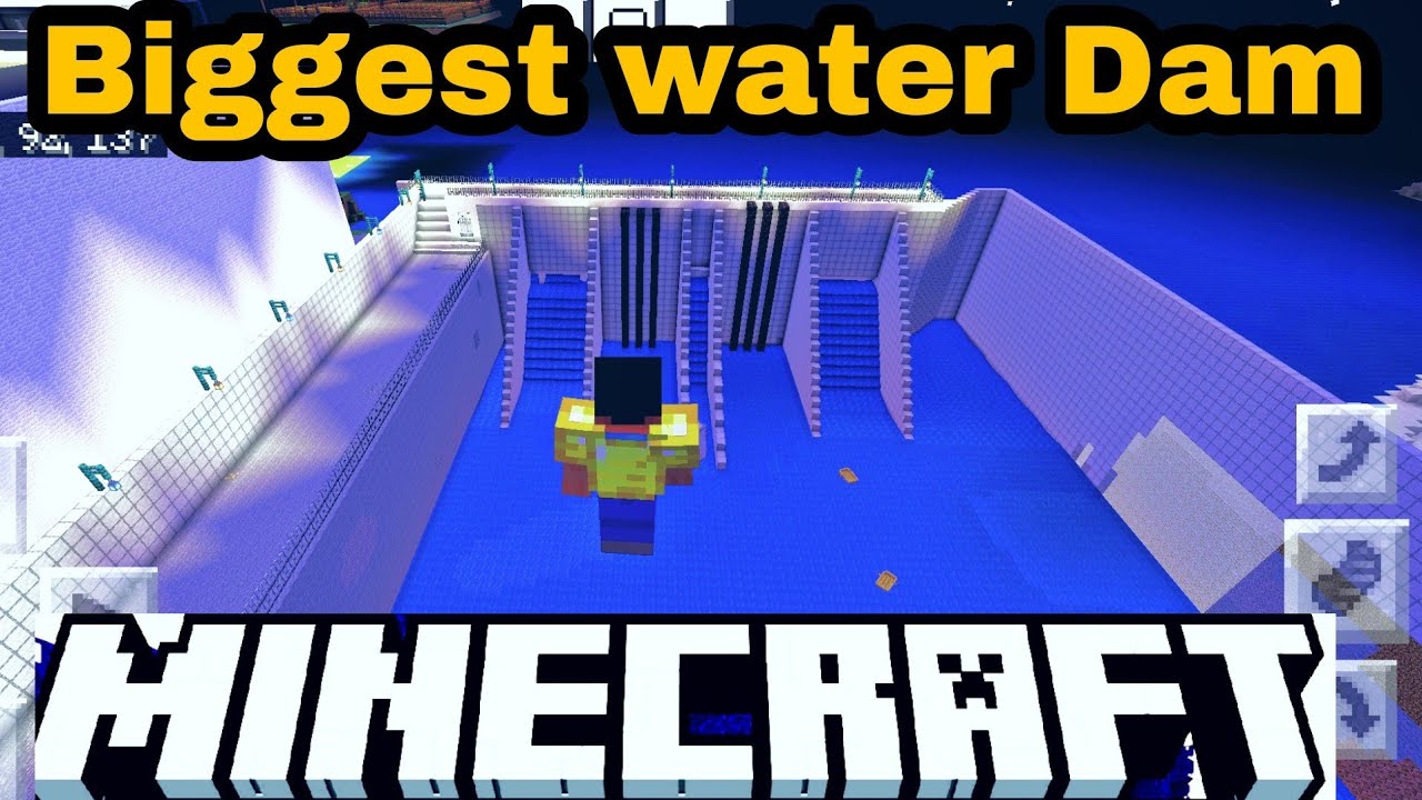 Biggest water Dam in Minecraft!! Minecraft Gameplay!! - YouTube