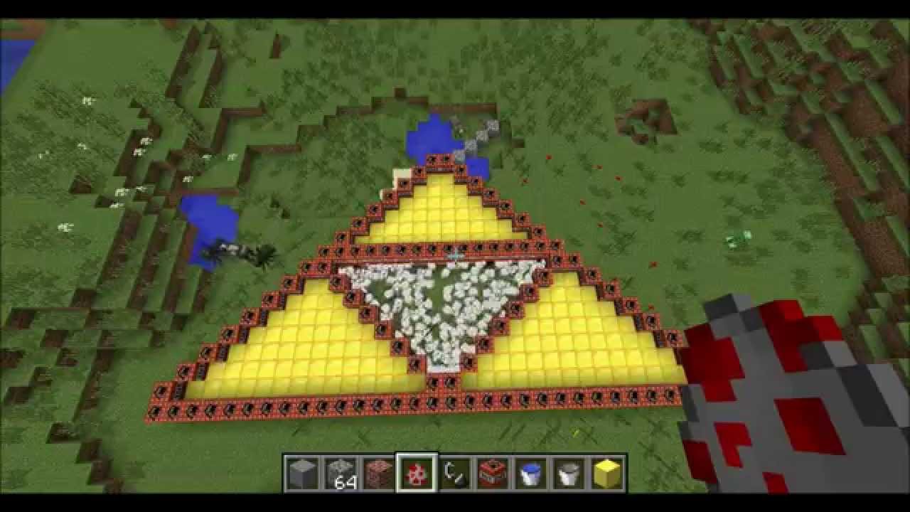 Minecraft: Triforce of explosions - Things Blown up - YouTube