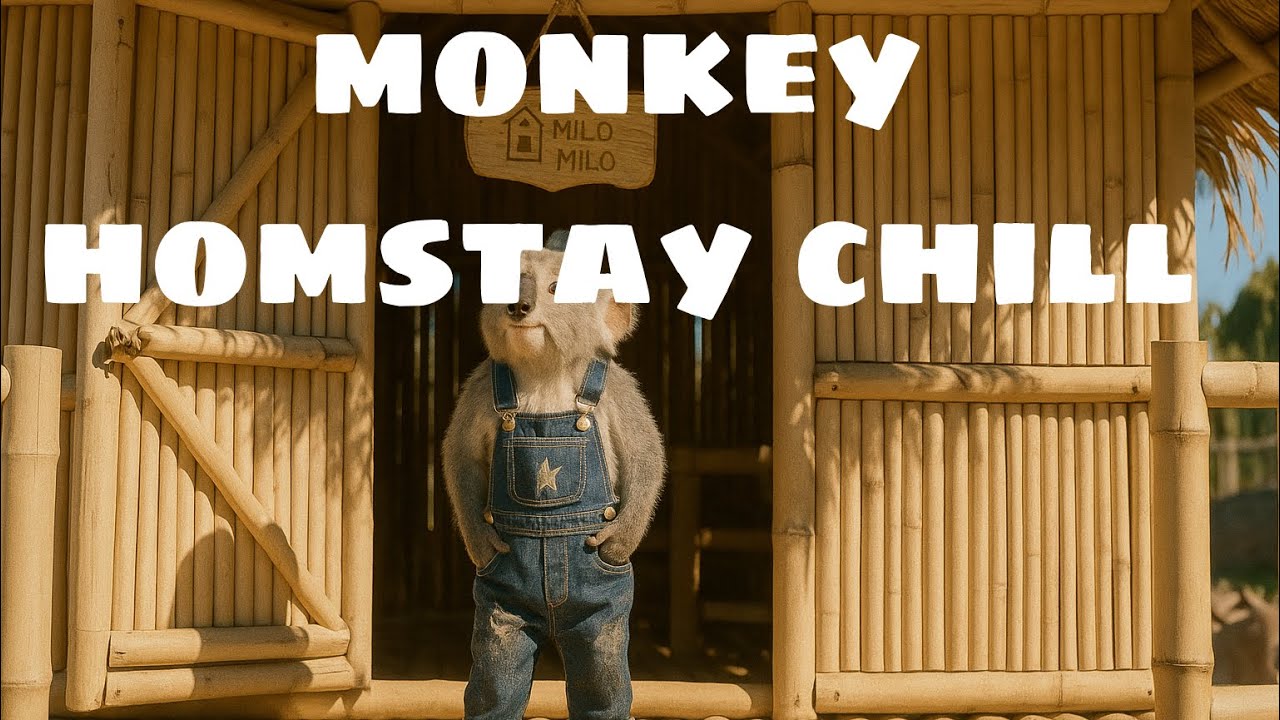 😂 “The Monkey Quit the City to Build a Super Chill Bamboo Homestay ...
